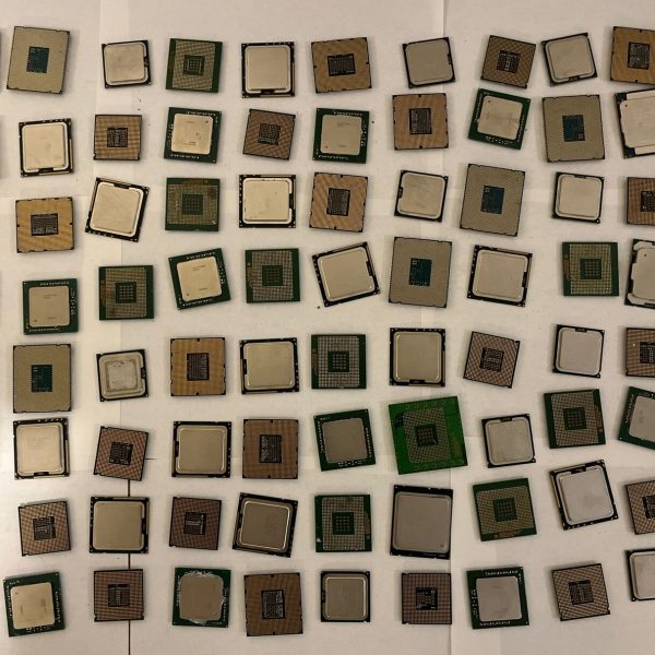 INTEL 486/386(with gold square) CPU for Scrap Gold Recovery - Ceramic ...